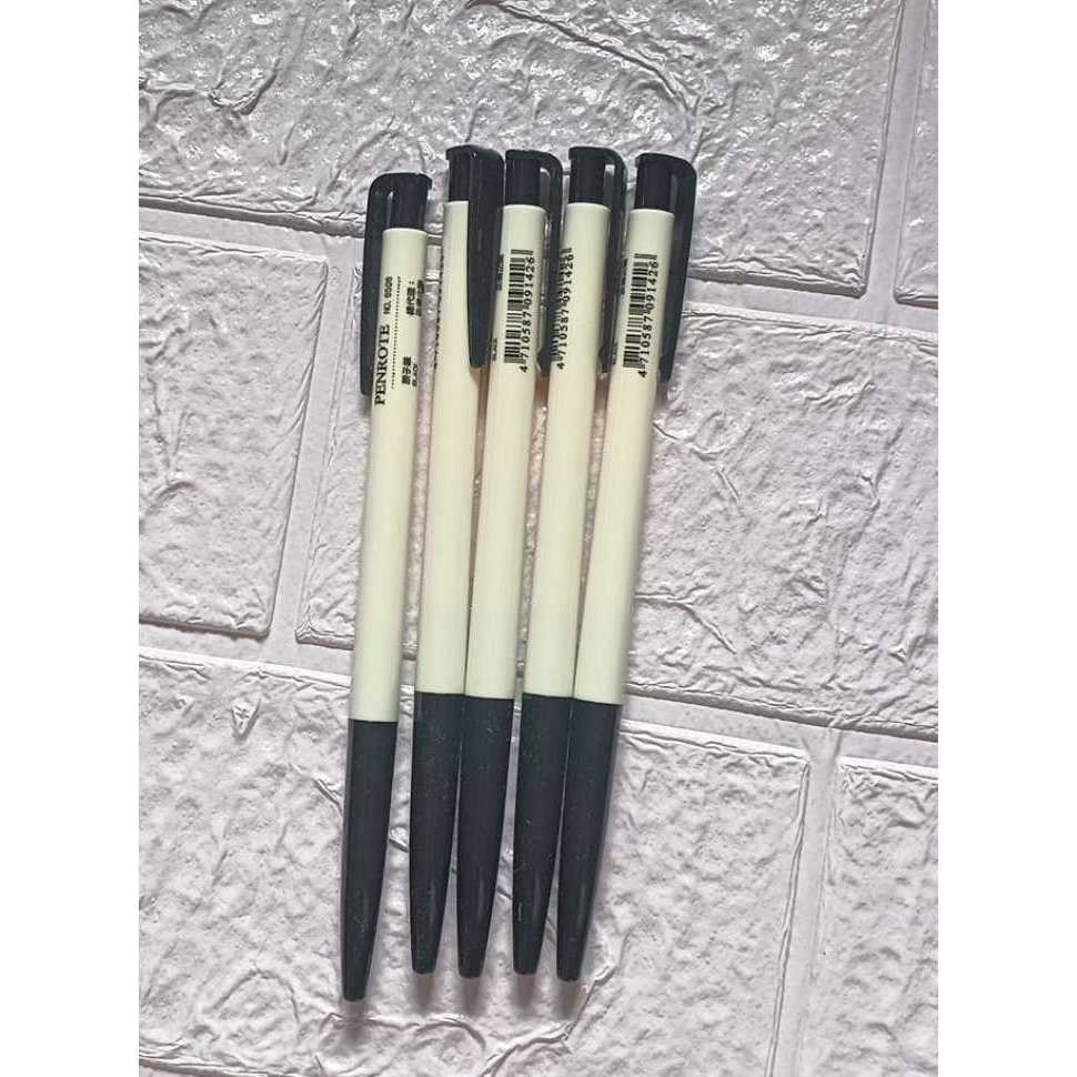 Ball Point Pen PENROTE Fine Black with Smooth Writing High Quality Office | Shopee Philippines