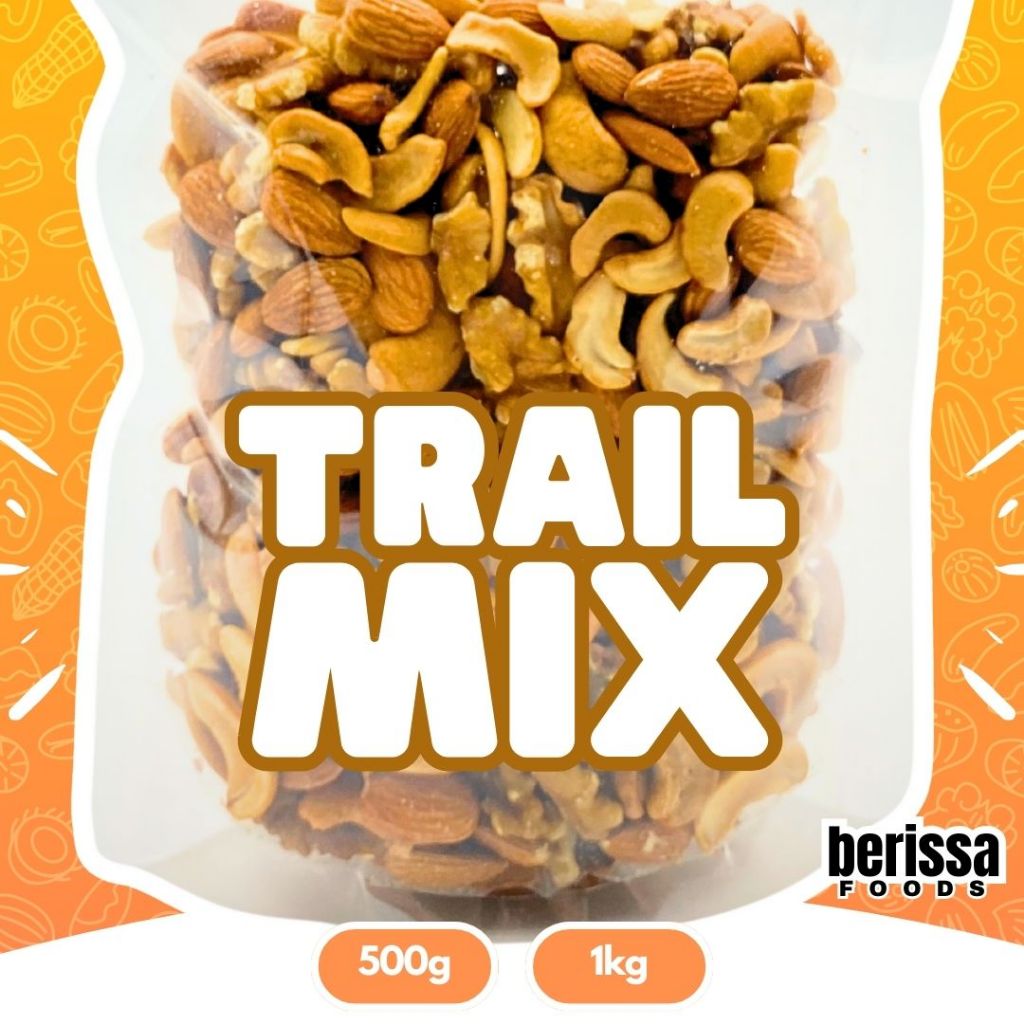 TrailMix (Mixed Nuts) - 500g to 1kg - Roasted Cashews & Almonds, Raw ...
