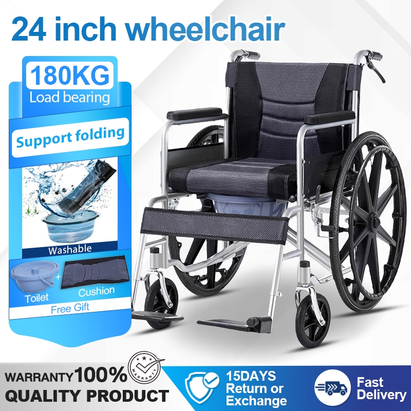 Heavy duty wheelchair for adults foldable lightweight wheelchair ...
