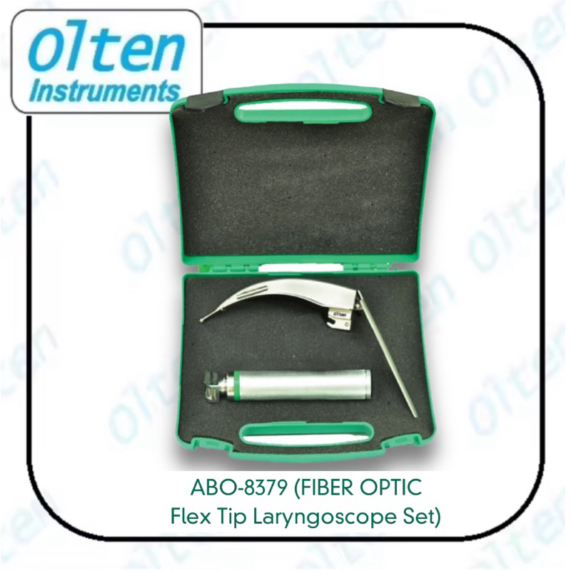 ENT DIAGNOSTIC SET FIBER OPTIC Flex Tip (Flexi Blade #3) Laryngoscope ...