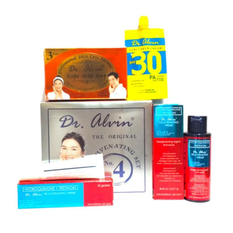 Dr. Alvin The Original Rejuvenating Set No.4/For Acne , Melasma and ...