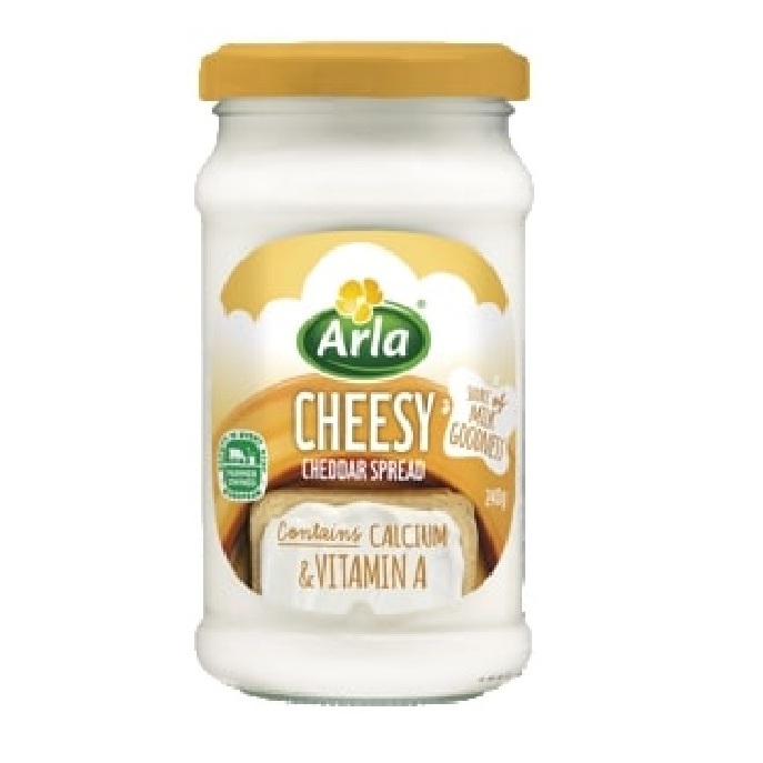 Arla Cheesy Spread Cheddar 240g | Shopee Philippines