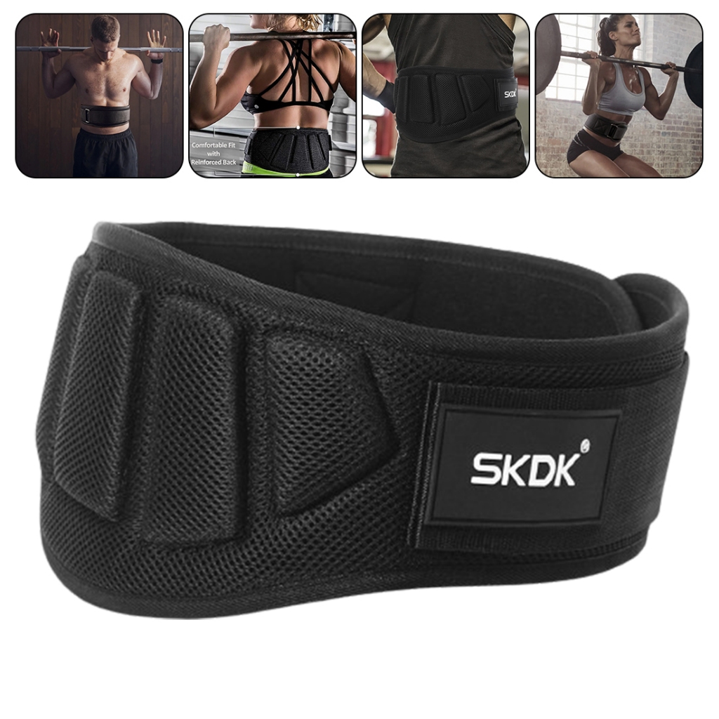 EVA Weight Lifting Belt Back Support Workout Belt with Metal Buckle for ...