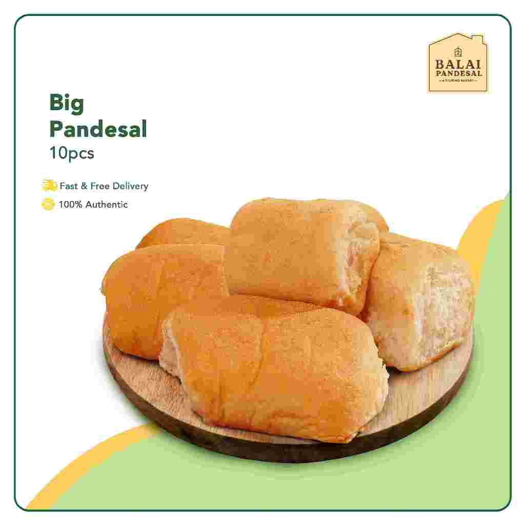 Balai Pandesal Big Pandesal 10pcs [Bakery, Fresh Bread] | Shopee ...