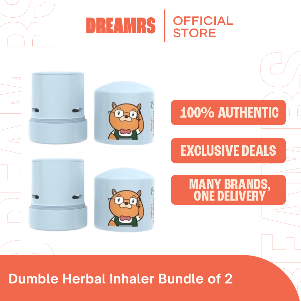 Dumble Herbal Inhaler Bundle of 2 [Soothing Vapors, Relieves Nasal ...