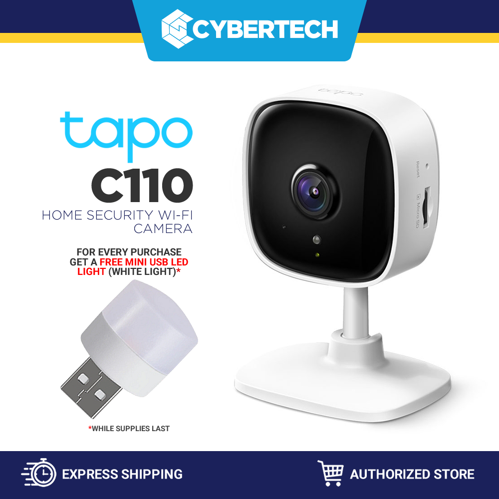 Cybertech TP-Link Tapo C110 Home security Wi-Fi camera | Shopee Philippines