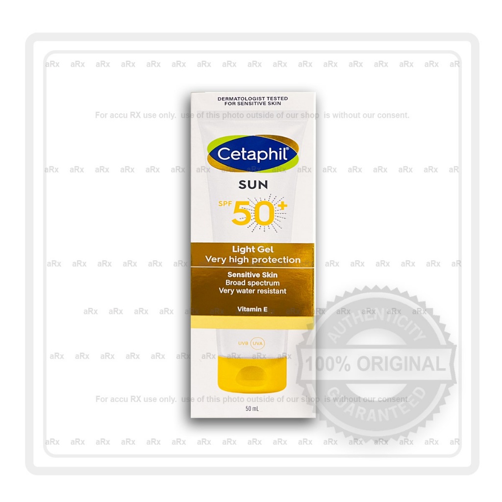 Cetaphil Sun SPF50+ Light Gel 50ml | Shopee Philippines