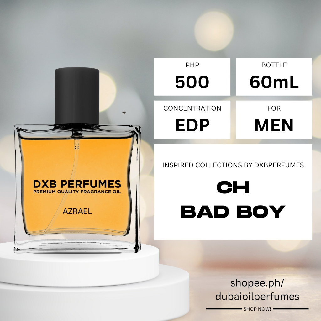 AZRAEL - For Men - 60ml - DXB PERFUMES - BAD BOY - DXBperfumes | Shopee ...