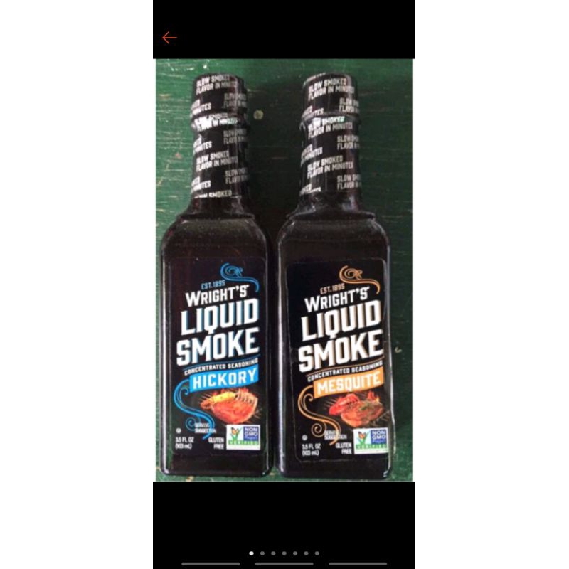 Mesquite or Hickory Flavor - Wright’s Liquid Smoke Concentrated ...