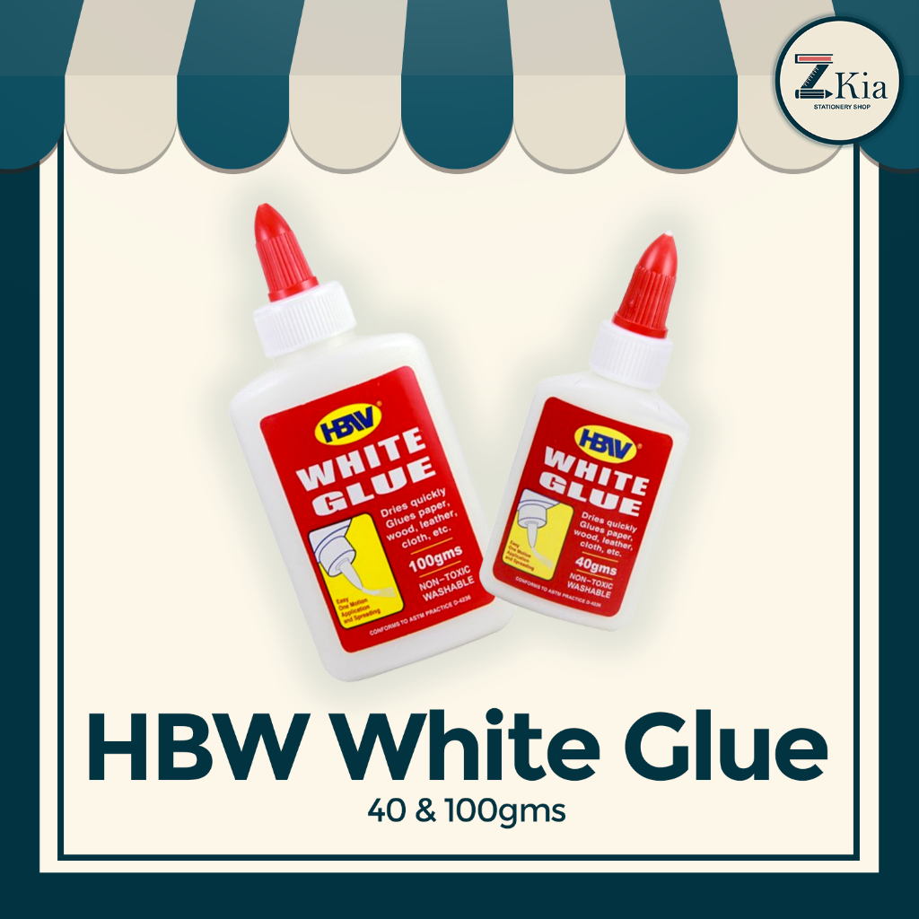 HBW White Glue 40g/100g | Shopee Philippines