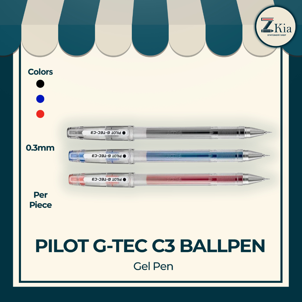 Pilot G-Tec C3 Ballpen | Shopee Philippines