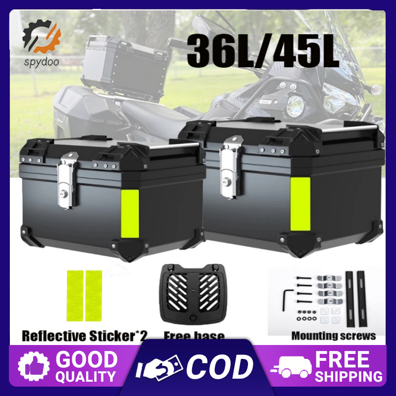 Motor Top Box Motorcycle Box 45L Motorcycle Tail Box With Base Plate ...