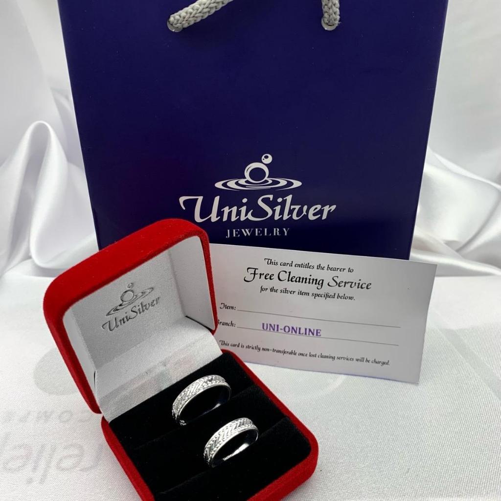Unisilver 925 Sterling Wedding Band Ring (WR170-1001 1197) SOLD PER ...