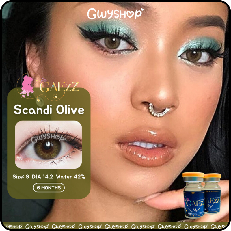 [Gwyshop] Gaezz SCANDI Olive Contact Lens | Shopee Philippines