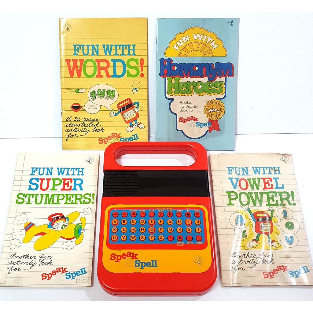 Speak & Spell No Power Supply Classic Tablet Electronic Learning Toy ...