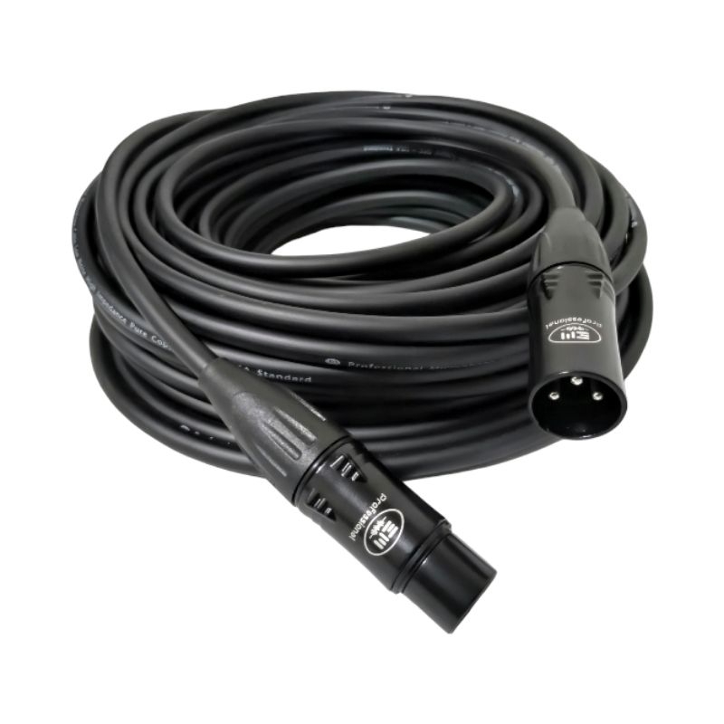 20M 25M 30Meters EM XLR Cable Male to Female Heavy Duty Pure Copper OFC ...