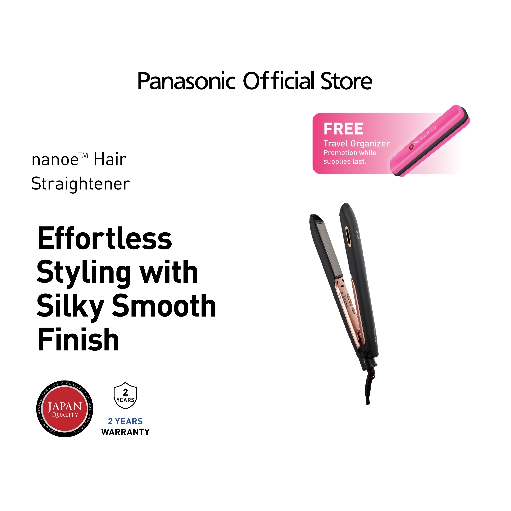 Panasonic Beauty Hair Straightener with nanoe™ Technology EH-HS99 ...