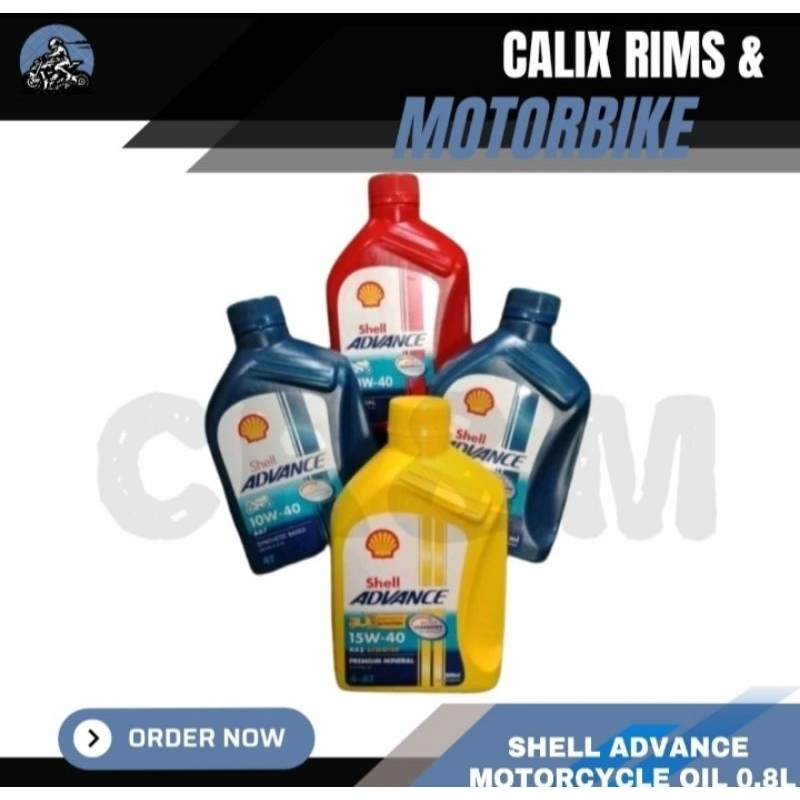 SHELL ADVANCE MOTORCYCLE OIL 0.8L | Shopee Philippines