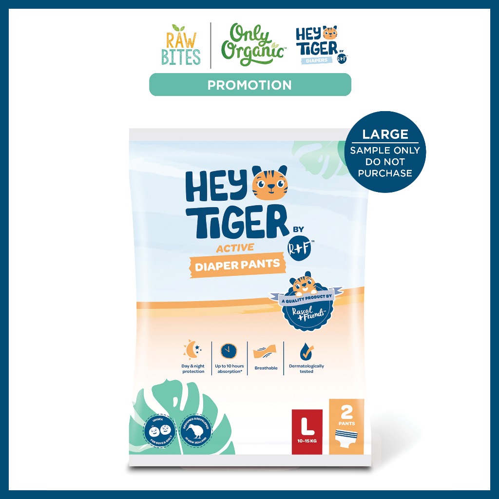 Hey Tiger Sample Diaper - L (DO NOT PURCHASE) | Shopee Philippines
