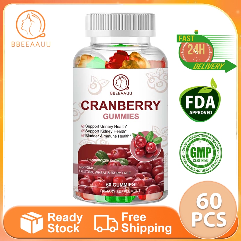 BBEEAAUU Cranberry Gummies For Urinary Tract Health Supports Bladder ...