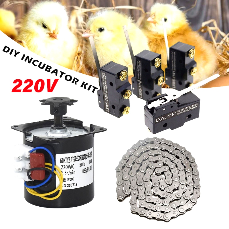 220V 60KTYZ Egg Turning Motor systerm Synchronous Permanent magnet ...