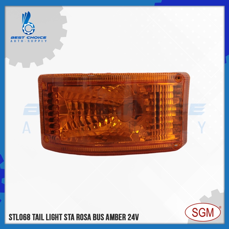 STA ROSA BUS TAIL LIGHT RED / AMBER / WHITE 24V SGM STL068 (1PC ...