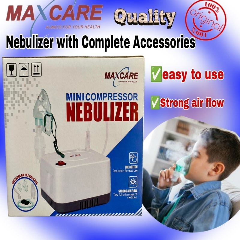 Maxcare Nebulizer (Complete Set) High quality | Shopee Philippines