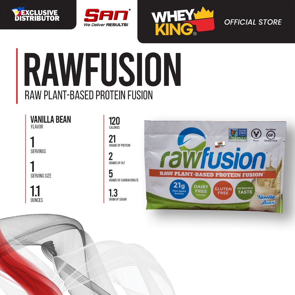 SAN RAWFUSION Vegan Protein Travel Kit Sachet 10 PCS | Shopee Philippines