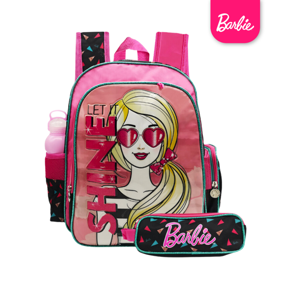 BARBIE BAGS CUTE 16 INCH SCHOOL BACKPACK WITH PENCIL CASE AND TUMBLER ...