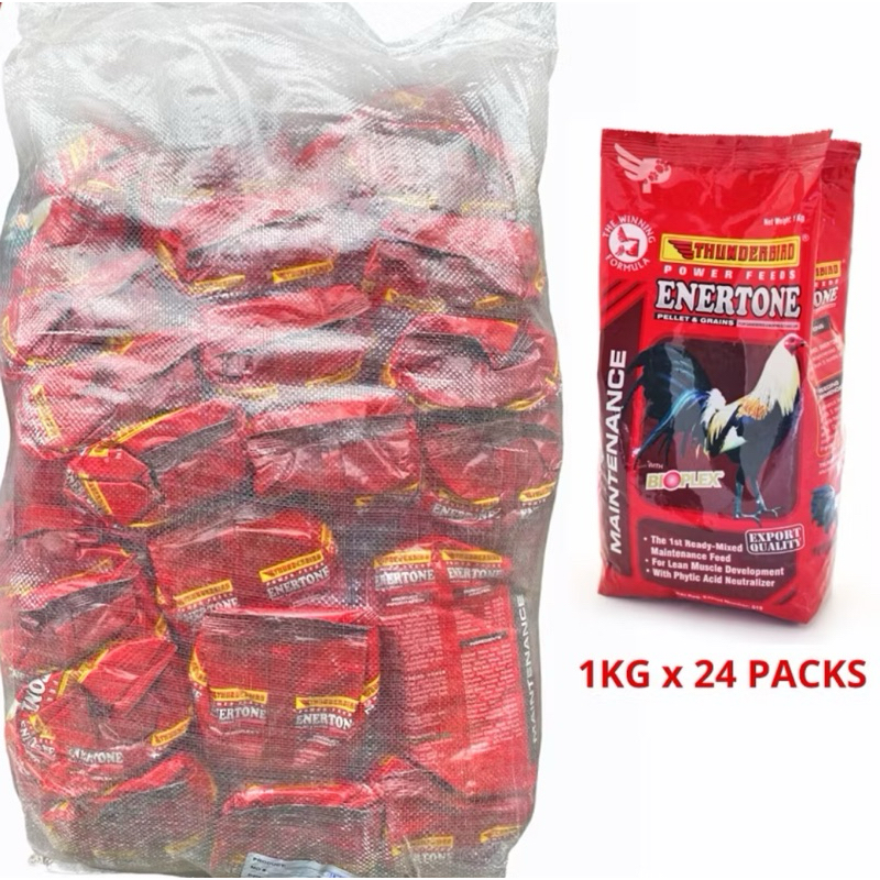 CASE-Enertone - 24 packs of 1KG - For Gamefowls, Fighting Cocks ...