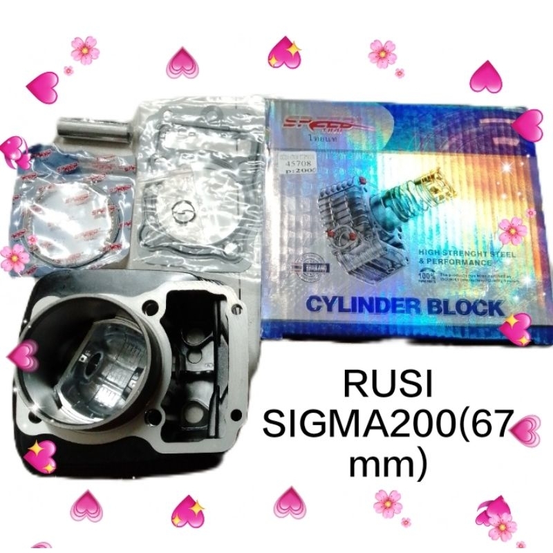 Rusi Sigma Cylinder Black 200(67mm) | Shopee Philippines