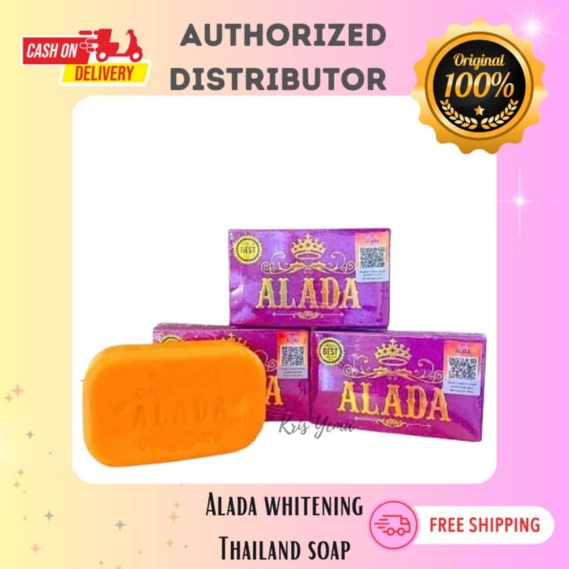 ORIGINAL BIG Alada Soap Fast Whitening with QR Code /Alada Dewy Soap ...