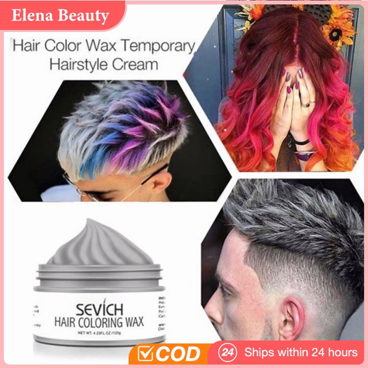 Professional White Dye Molding Temporary White Hair Color Wax Instant ...
