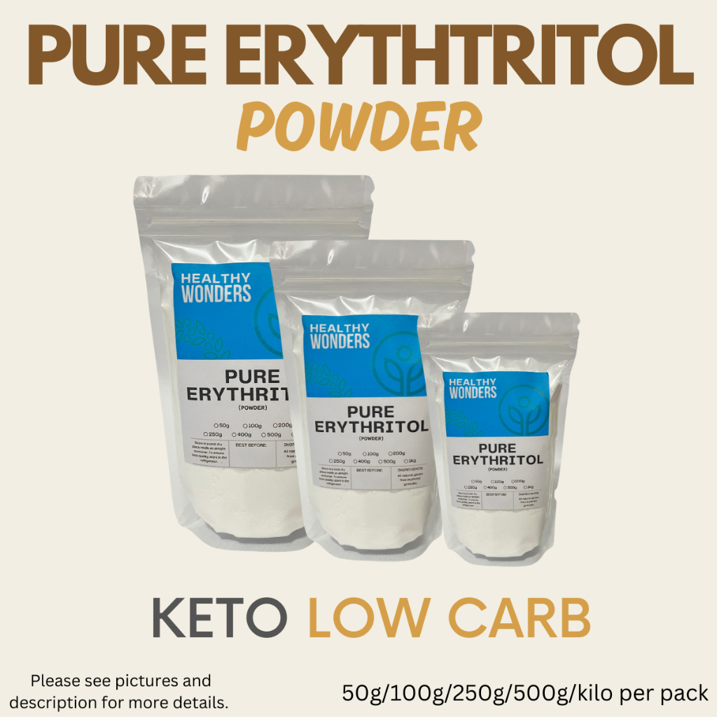 Pure Erythritol Powder - Baking | Keto | Low Carb | Diabetic Friendly ...