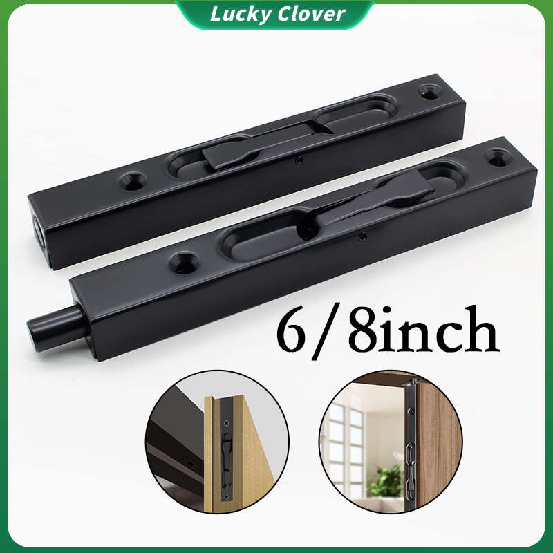 6 inch/8 inch Fireproof Concealed Door Security Bolt Lock Stainless ...