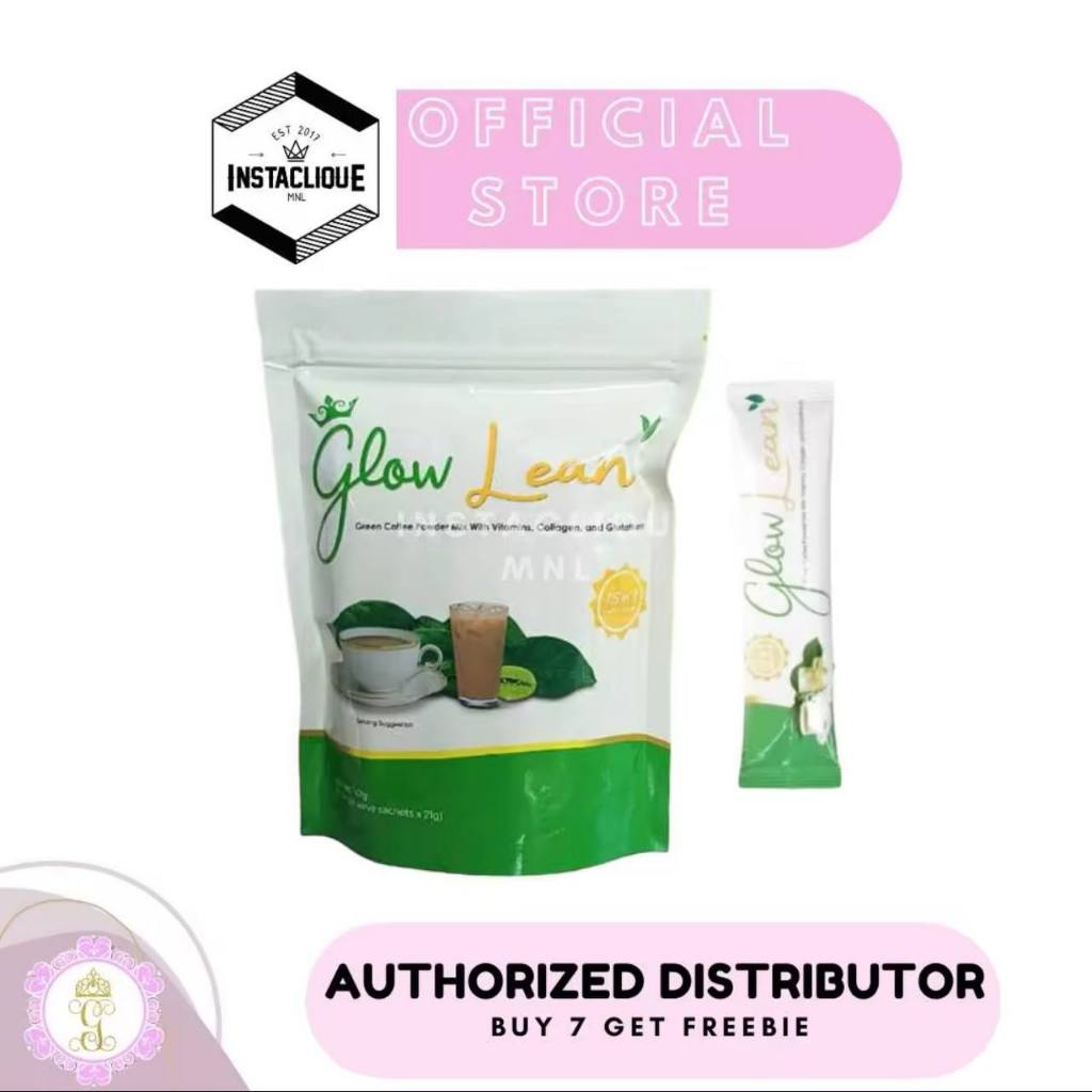 Glow Lean Green Coffee Powder Mix with Vitamin C, Collagen & Glutathione [1 Sachet] | Shopee ...