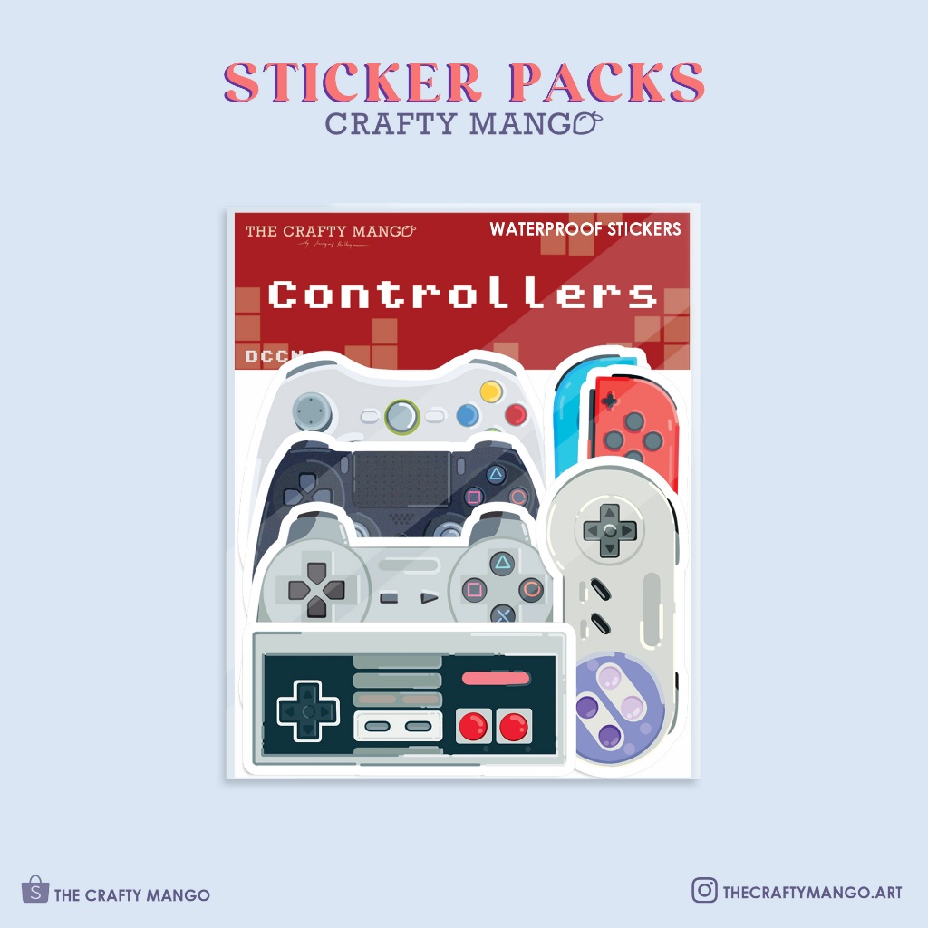 Game Controllers | Gaming gamer stickers laptop waterproof | DCCN1 ...