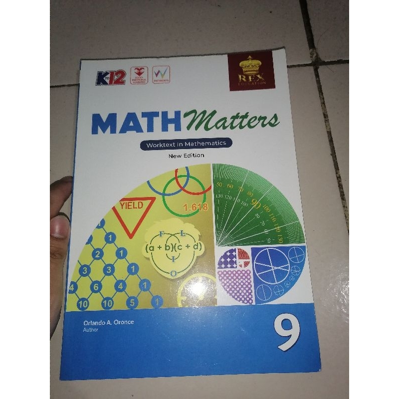 Math Matters Worktext in Mathematics by Orlando A. orance | Shopee ...