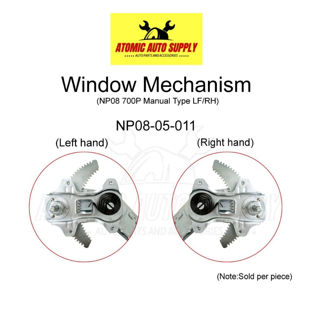 ISUZU NP08 700P WINDOW MECHANISM MANUAL NO MOTOR (LH/RH) - NP08-05-011 ...