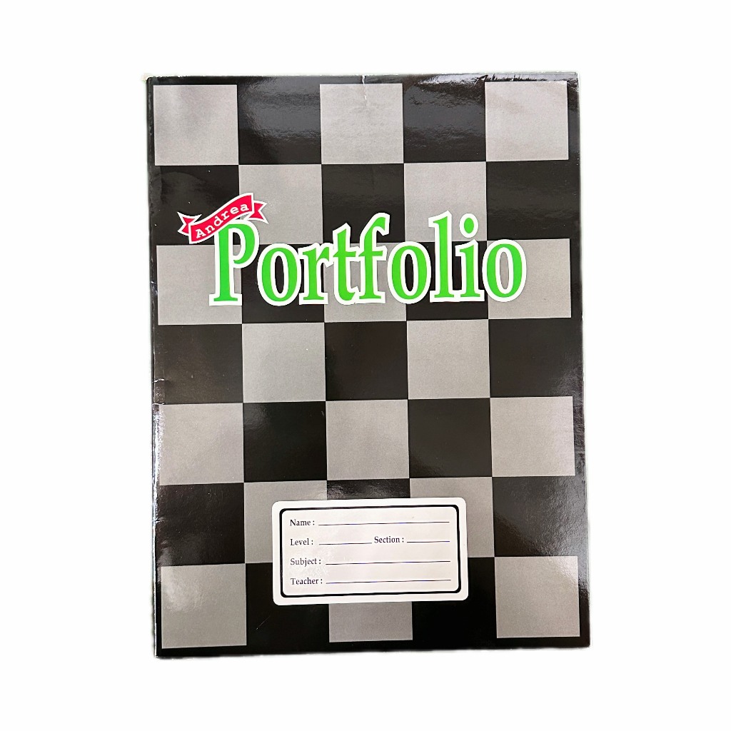 Andrea Portfolio Notebook 16 Sheets 230mm x 300mm | Shopee Philippines