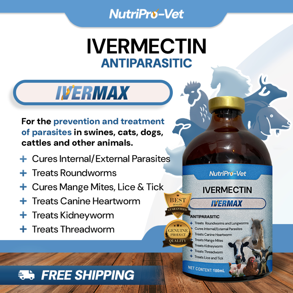 Ivermax antiparasitic Pampurga 100ml | Shopee Philippines