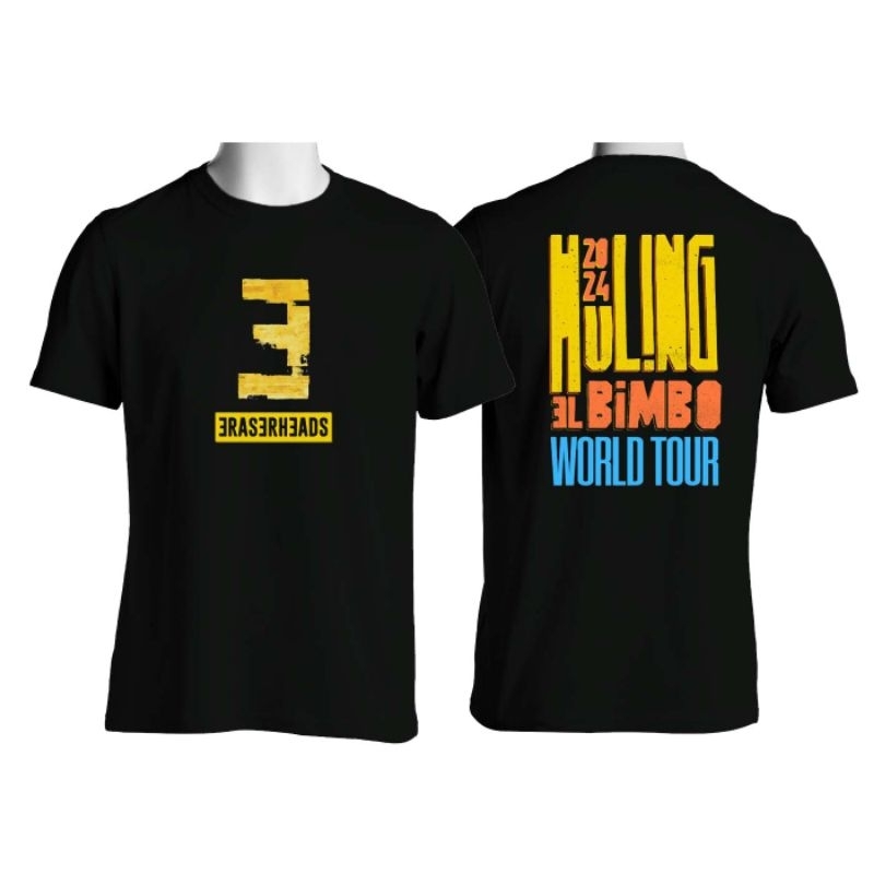 ERASERHEADS WORLD TOUR ( BACL TO BACK PRINT)OPM ROCK BAND TSHIRT | Shopee Philippines