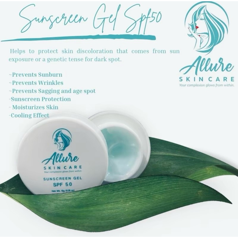 ALLURE SUNSCREEN GEL SPF50 | Shopee Philippines