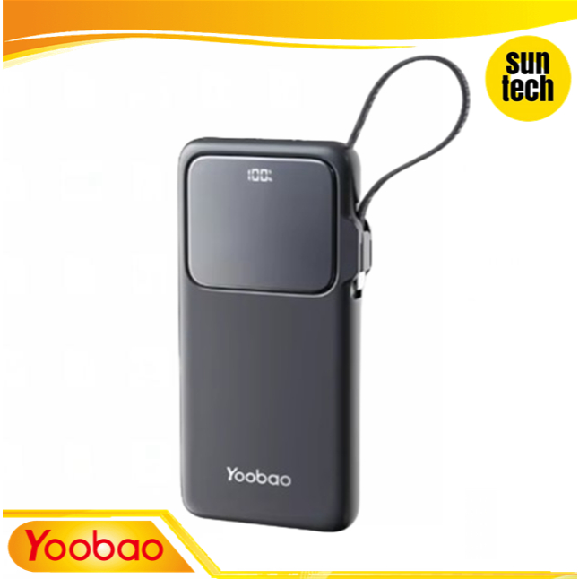Yoobao Q13 10000mAh PD20W Quick Charge Super Slim Built-in TypeC ...