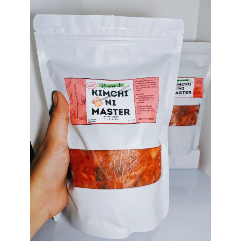 Kimchi ni Master Pinoy Style Authentic Kimchi (Nappa Cabbage ...