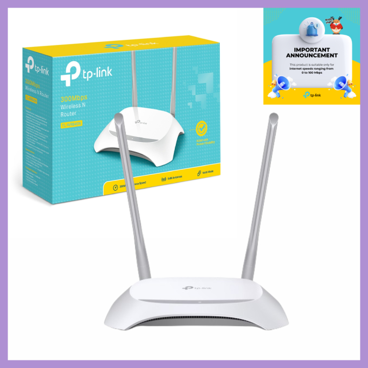 AMK TP-Link TL-WR840N 300Mbps Wireless N Router / tplink / tp-link / TP ...