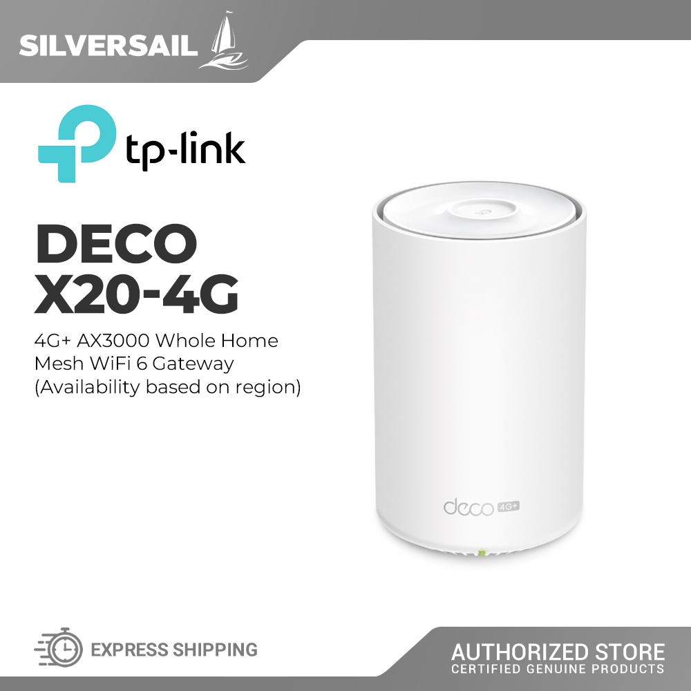 Tp-Link Deco X20-4G 4G+ AX3000 Whole Home Mesh WiFi 6 Gateway | Shopee ...