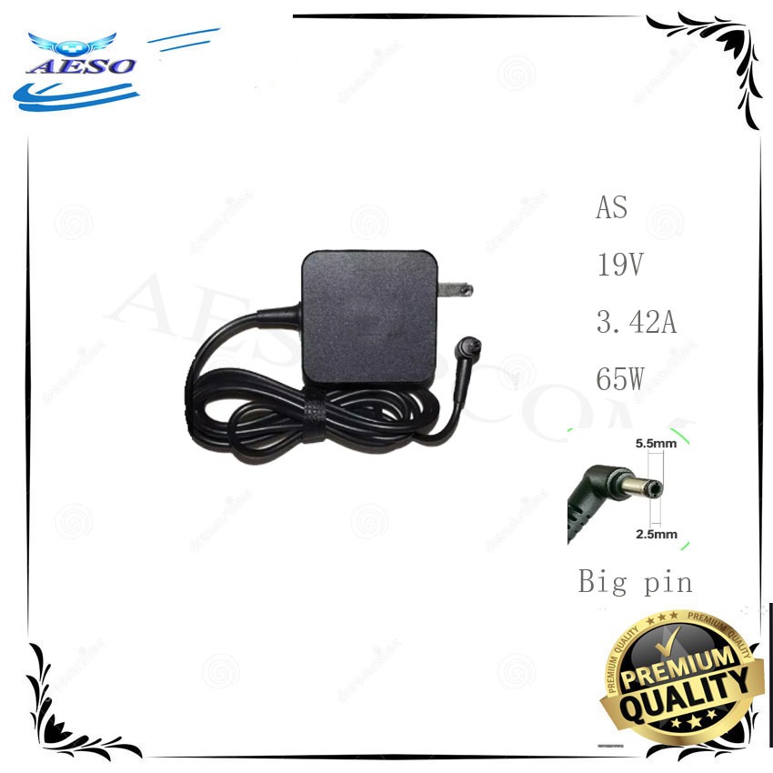 (square) Laptop Charger Adapter for Asus 19V 3.42A 5.5*2.5mm for A42F ...