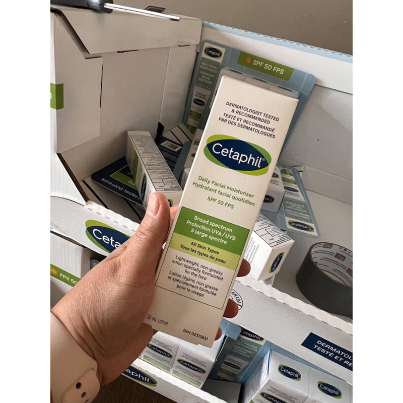 Cetaphil Daily Facial Moisturizer plus SPF50 50mL | Shopee Philippines