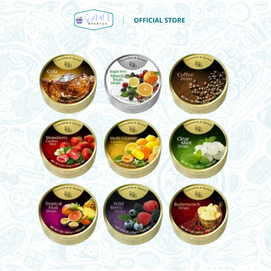 Cavendish Mixed Fruit Drops Candies -200g | Shopee Philippines